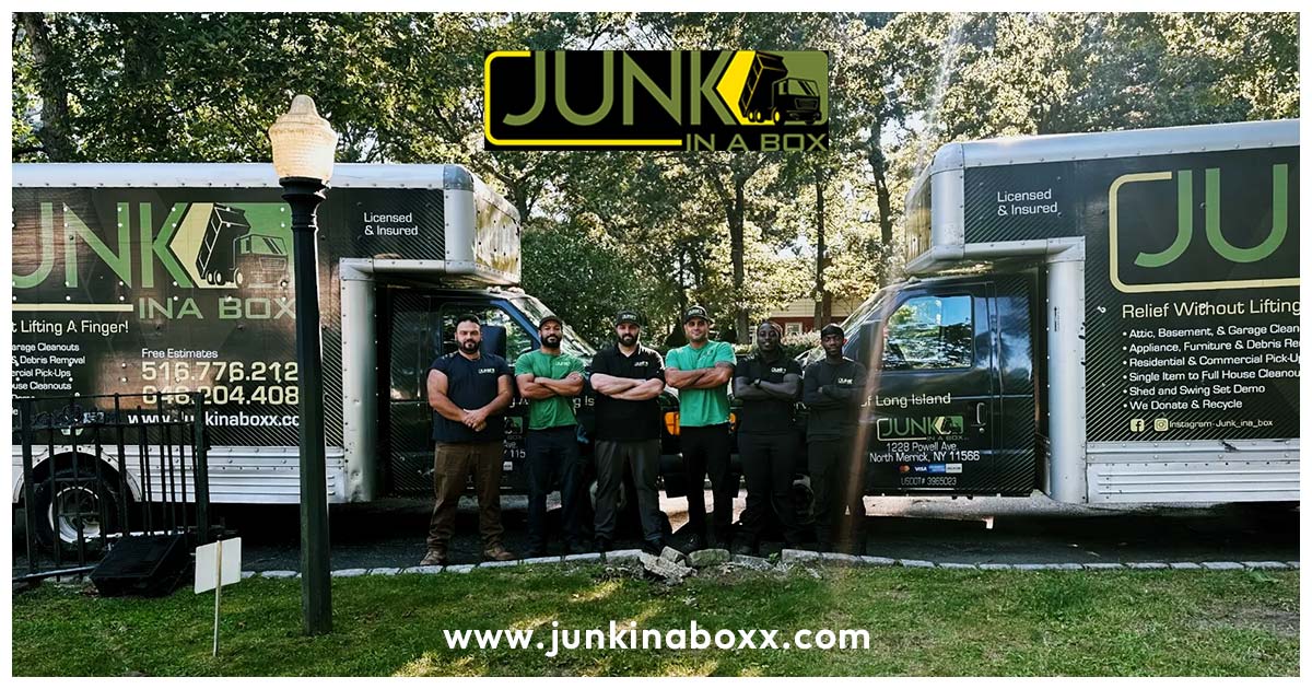Farmingdale, NY Junk Removal & Moving • JUNK IN A BOX